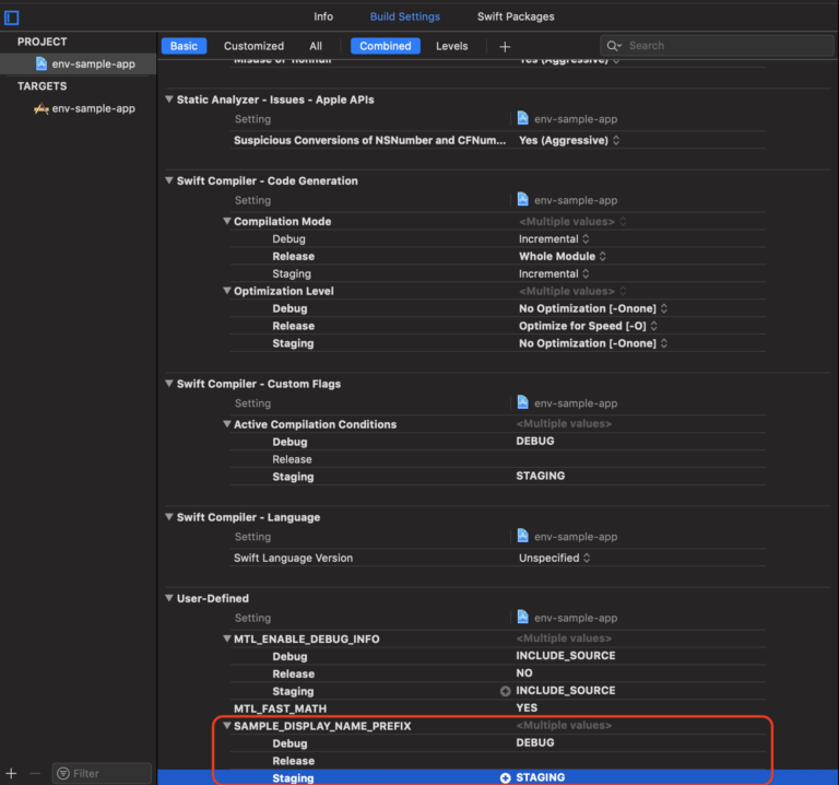 Xcodeで本番・ステージング・開発などの環境を分ける方法 | モグモグ